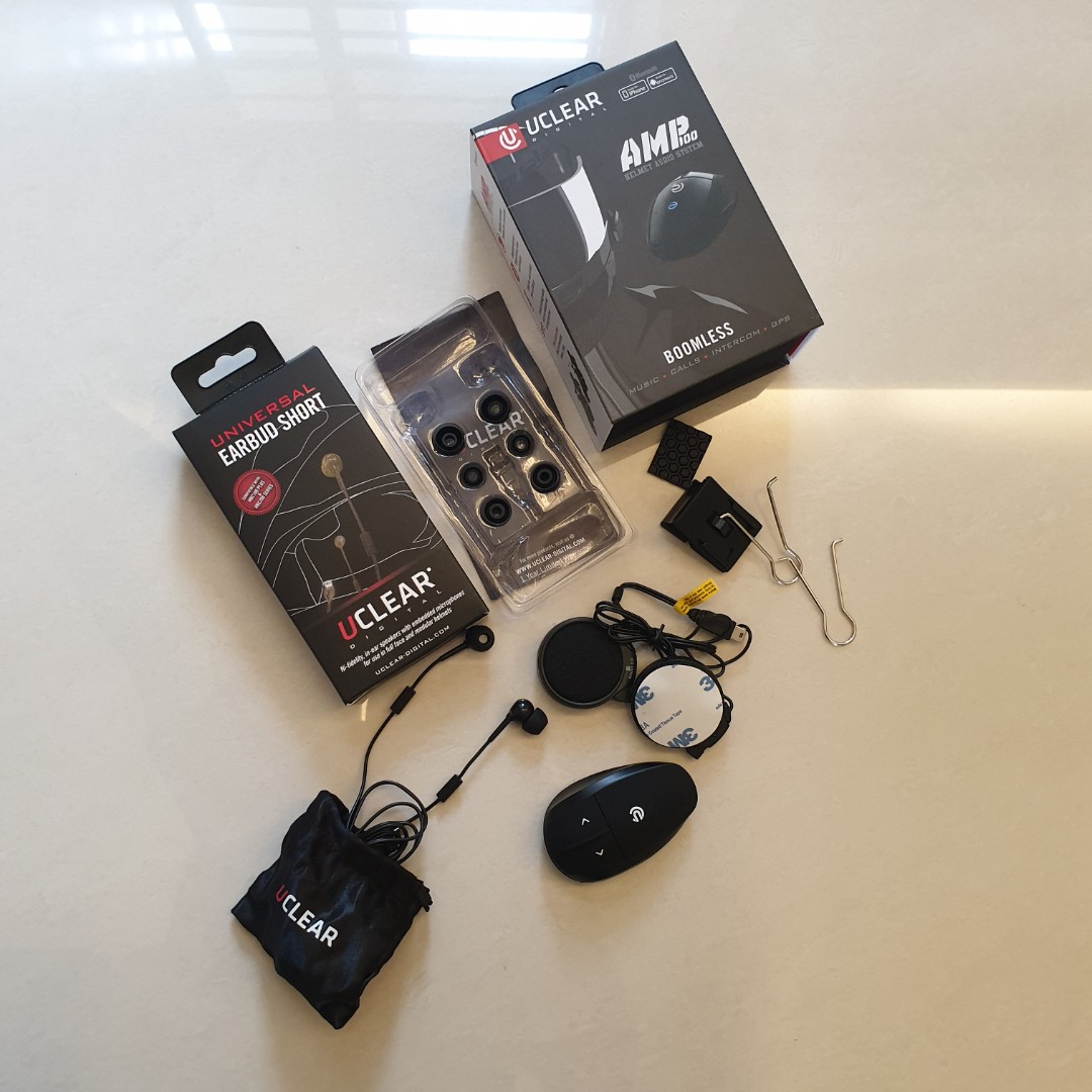 Uclear AMP100 BT Intercom, Motorcycles, Motorcycle Accessories on Carousell