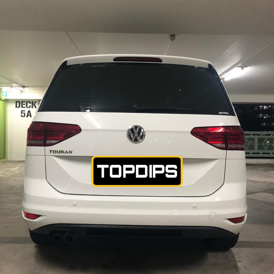 VW Touran Dechrome Volkswagen Touran Plastidip Front Grille Logo Emblem ...