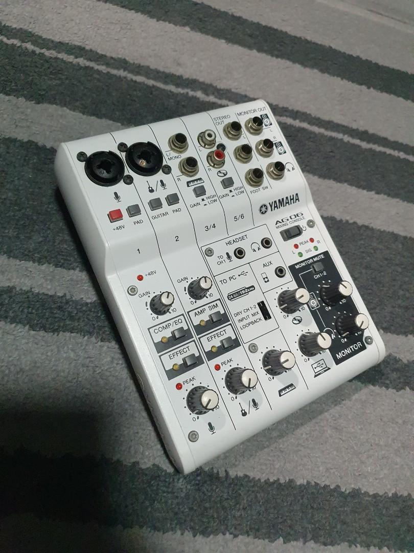 Yamaha AG06 audio interface/mixer, Audio, Soundbars, Speakers ...