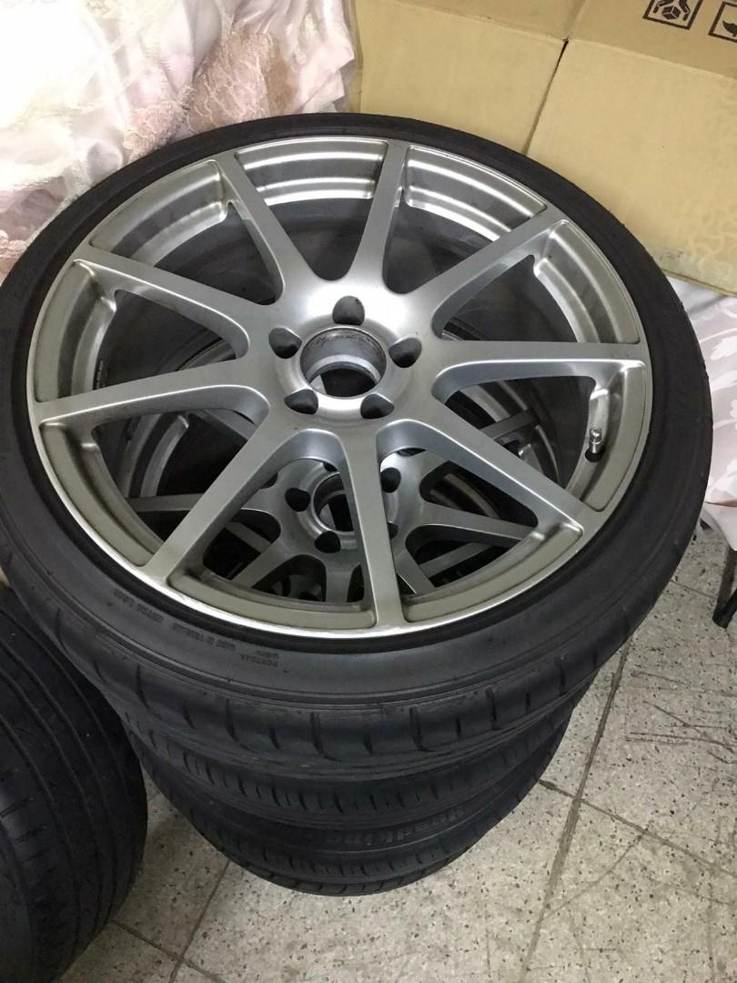 TSW 19 inch rims and tyres PCD 112, Car Accessories, Tyres & Rims on ...