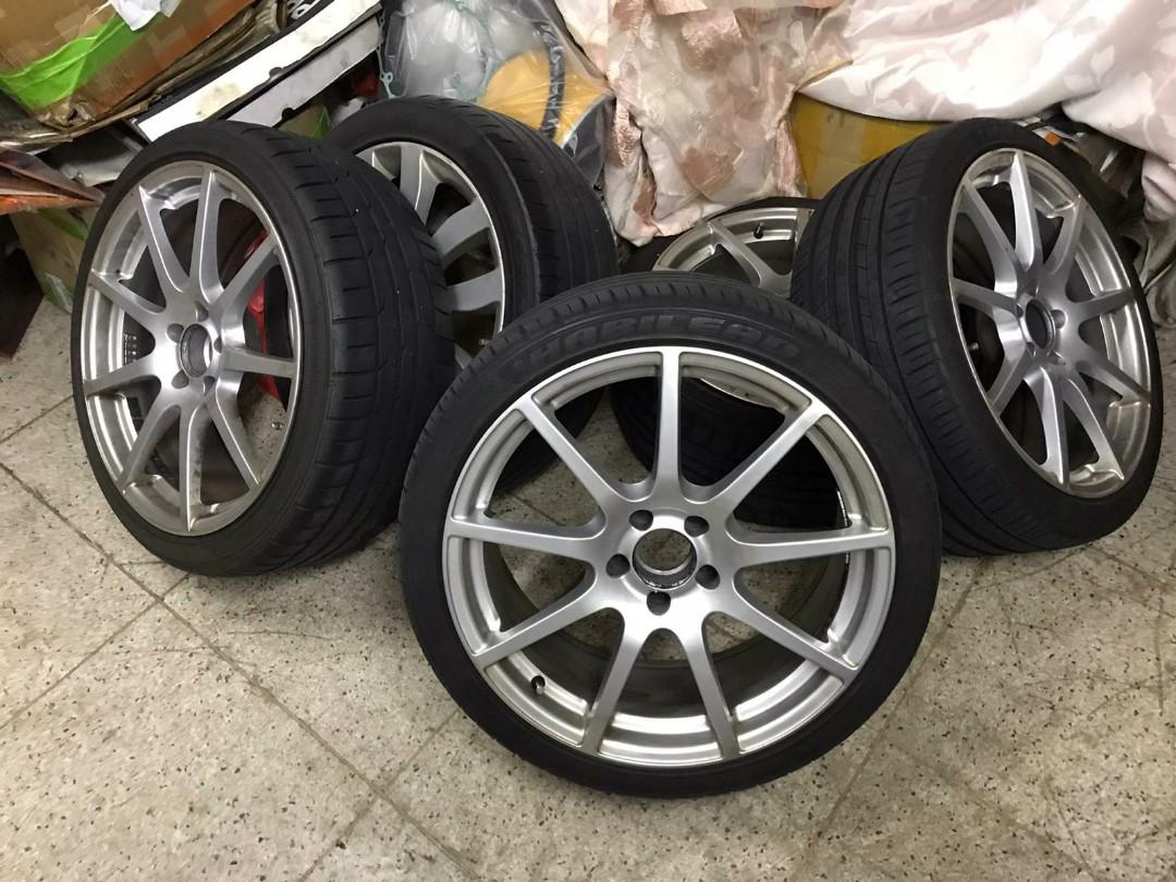 TSW 19 inch rims and tyres PCD 112, Car Accessories, Tyres & Rims on ...