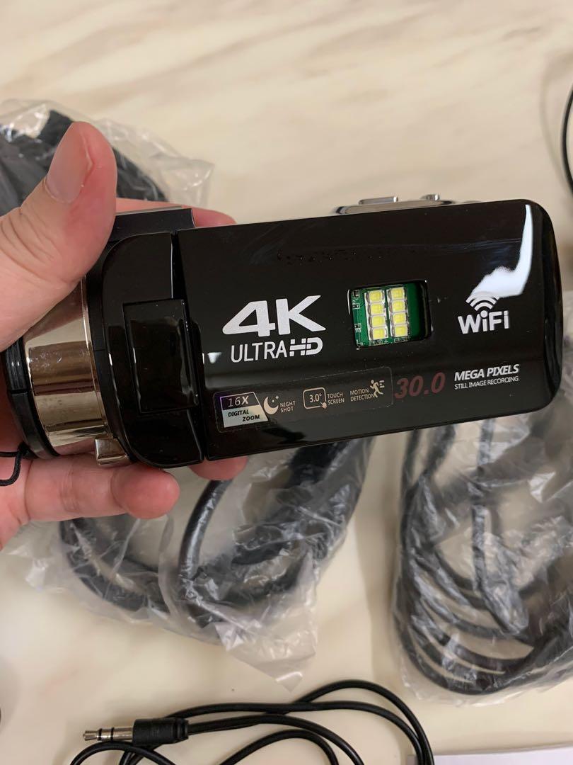 4K UltraHD video camera with FREE video microphone. Refer to all photos ...