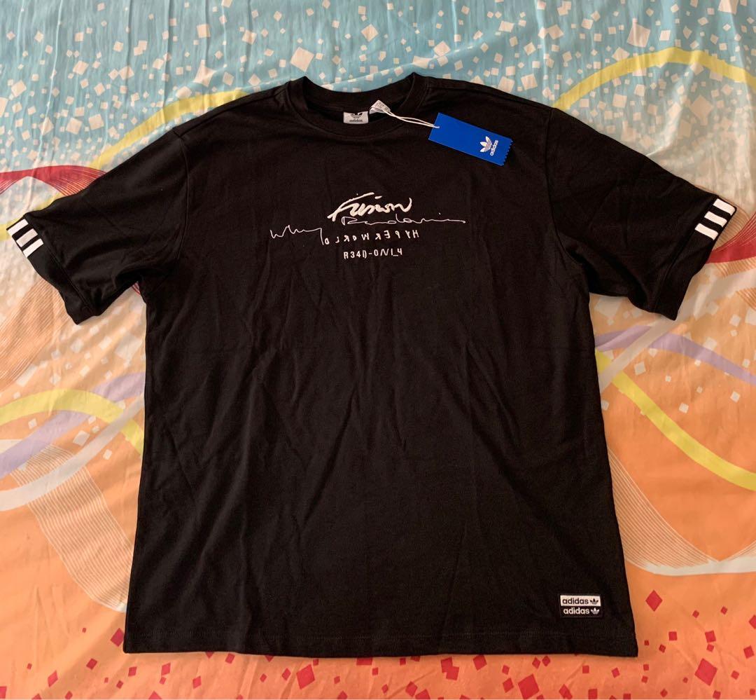 Adidas original graffiti hyper world mirror word limited edition tee ...