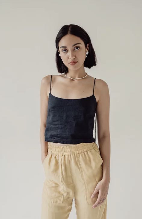 Araw The Line Presko Top in Black, Women's Fashion, Dresses & Sets ...