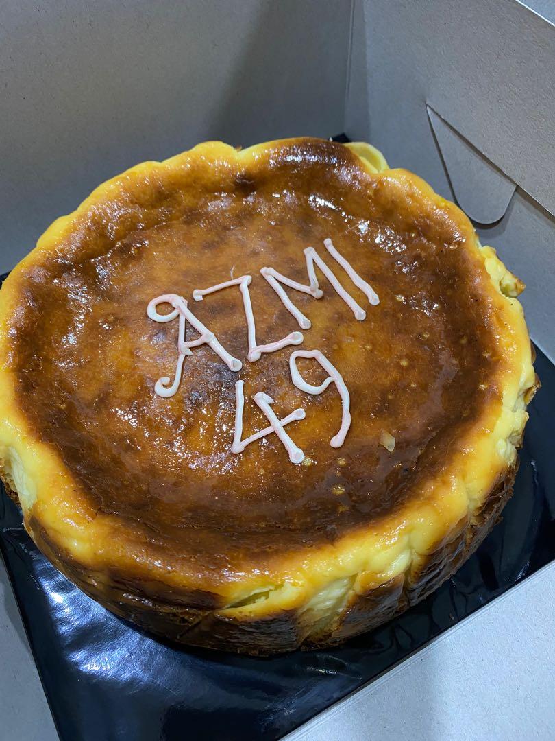 Basque burnt cheese cake, Food & Drinks, Homemade Bakes on Carousell