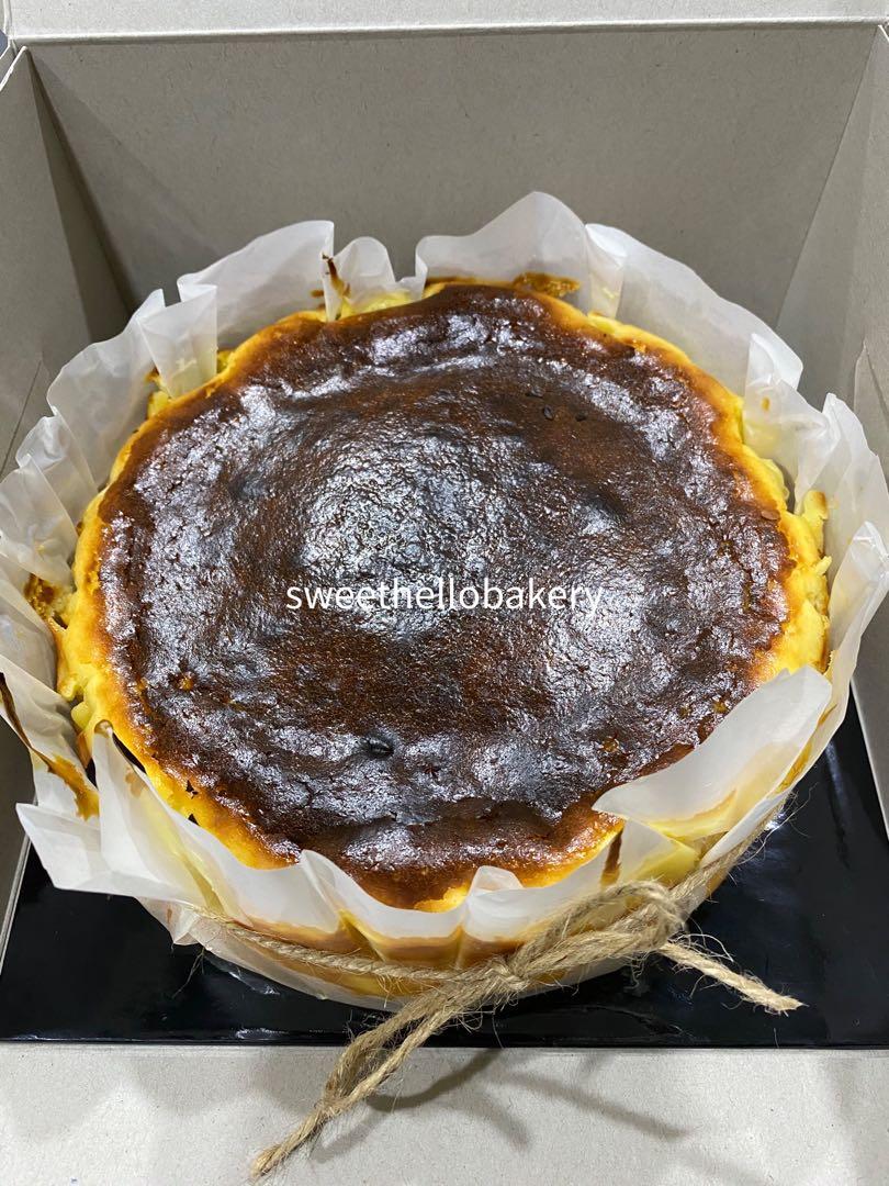Basque burnt cheese cake, Food & Drinks, Homemade Bakes on Carousell