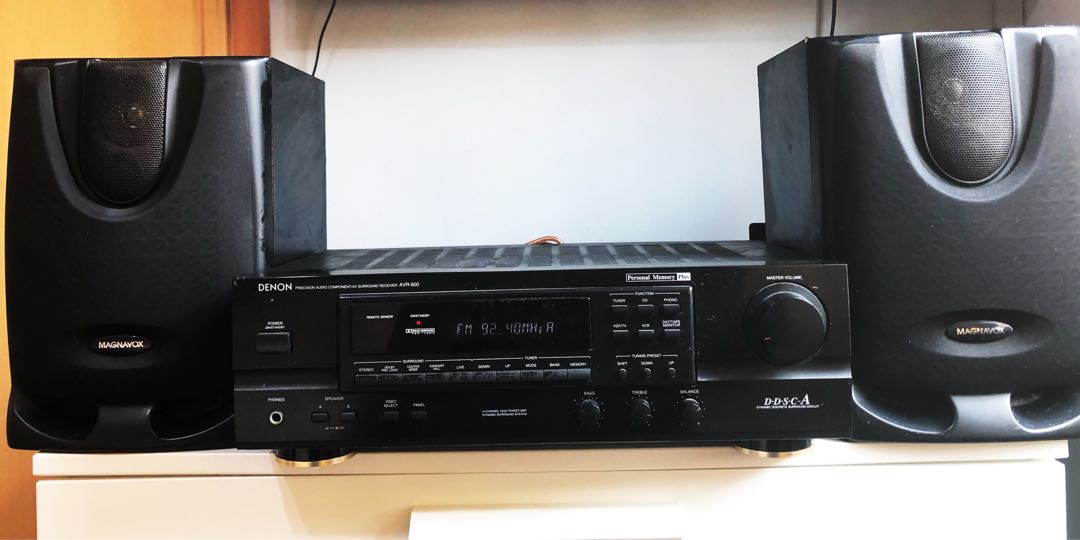 Denon AVR 600 Amplifier with speakers . Good working condition.View and ...