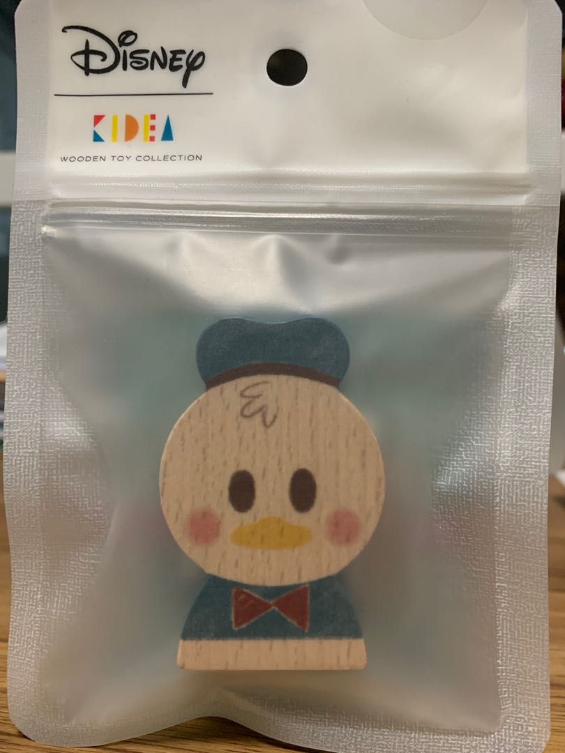 Disney Kidea Wooden Toy Collection-Donald Duck, 興趣及遊戲, 玩具 & 遊戲類 - Carousell