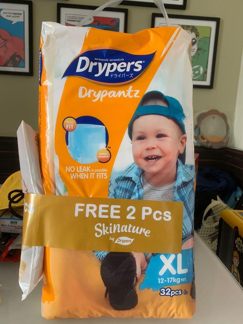 Drypers Pantz XL, Babies & Kids, Bathing & Changing, Diapers & Baby ...
