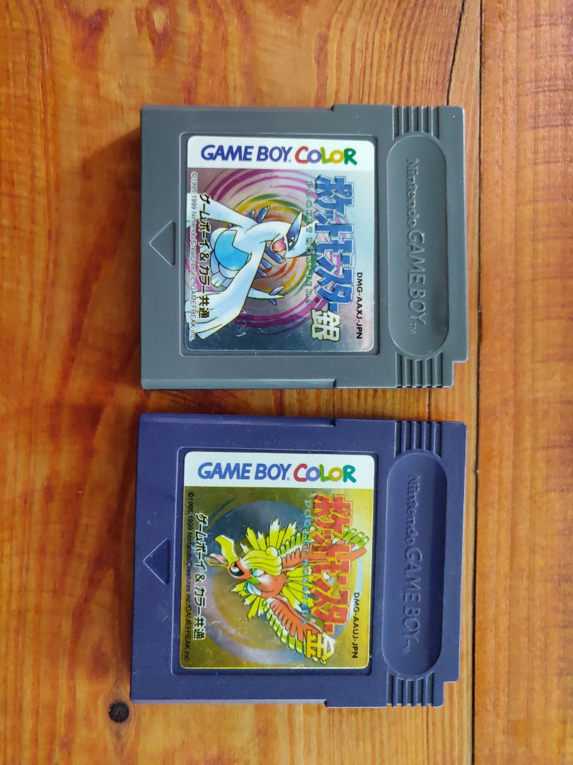 Gameboy Color Pokemon Gold and Silver Original, Video Gaming, Video ...