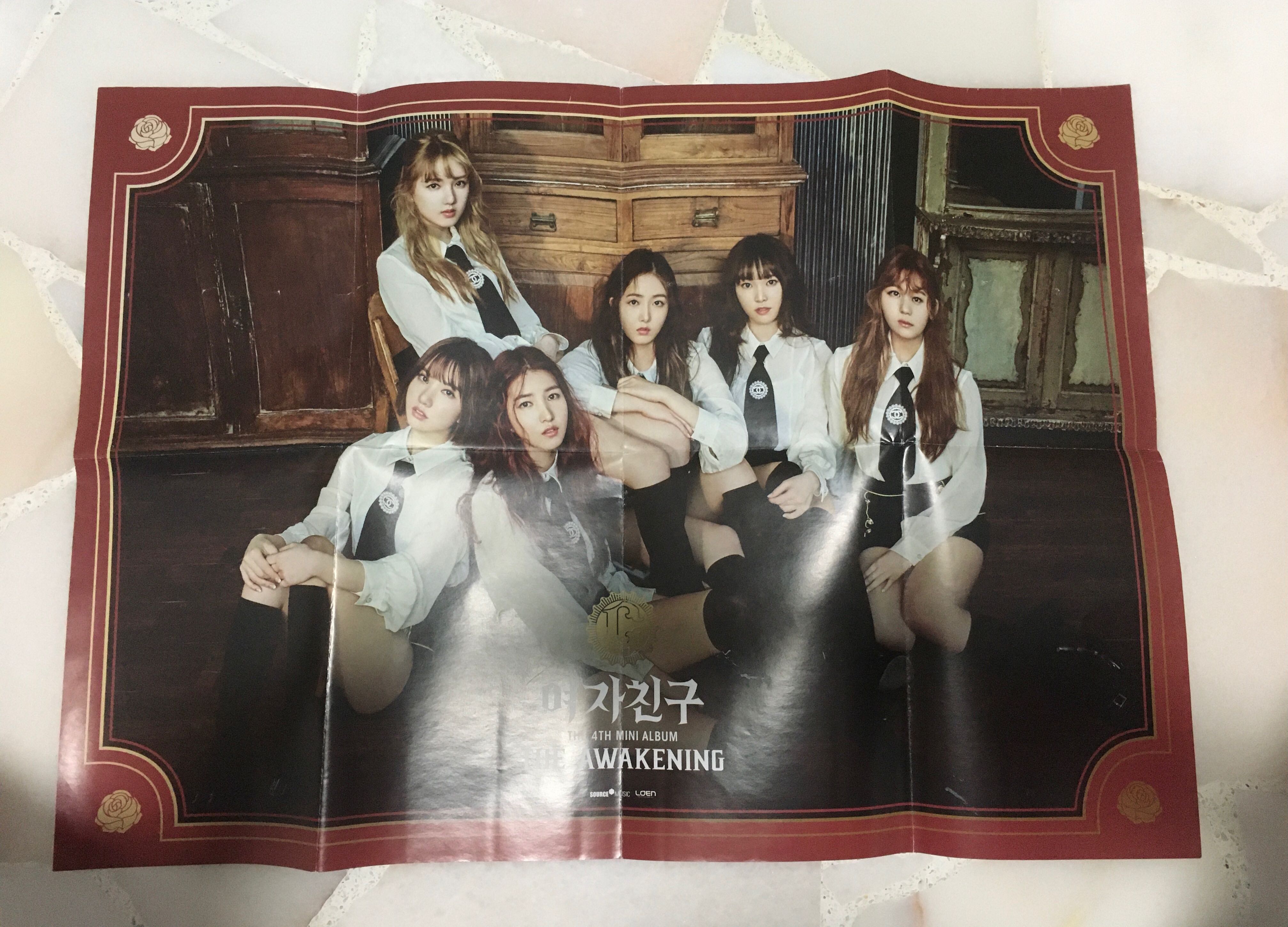 GFRIEND THE AWAKENING Poster, Hobbies & Toys, Memorabilia ...