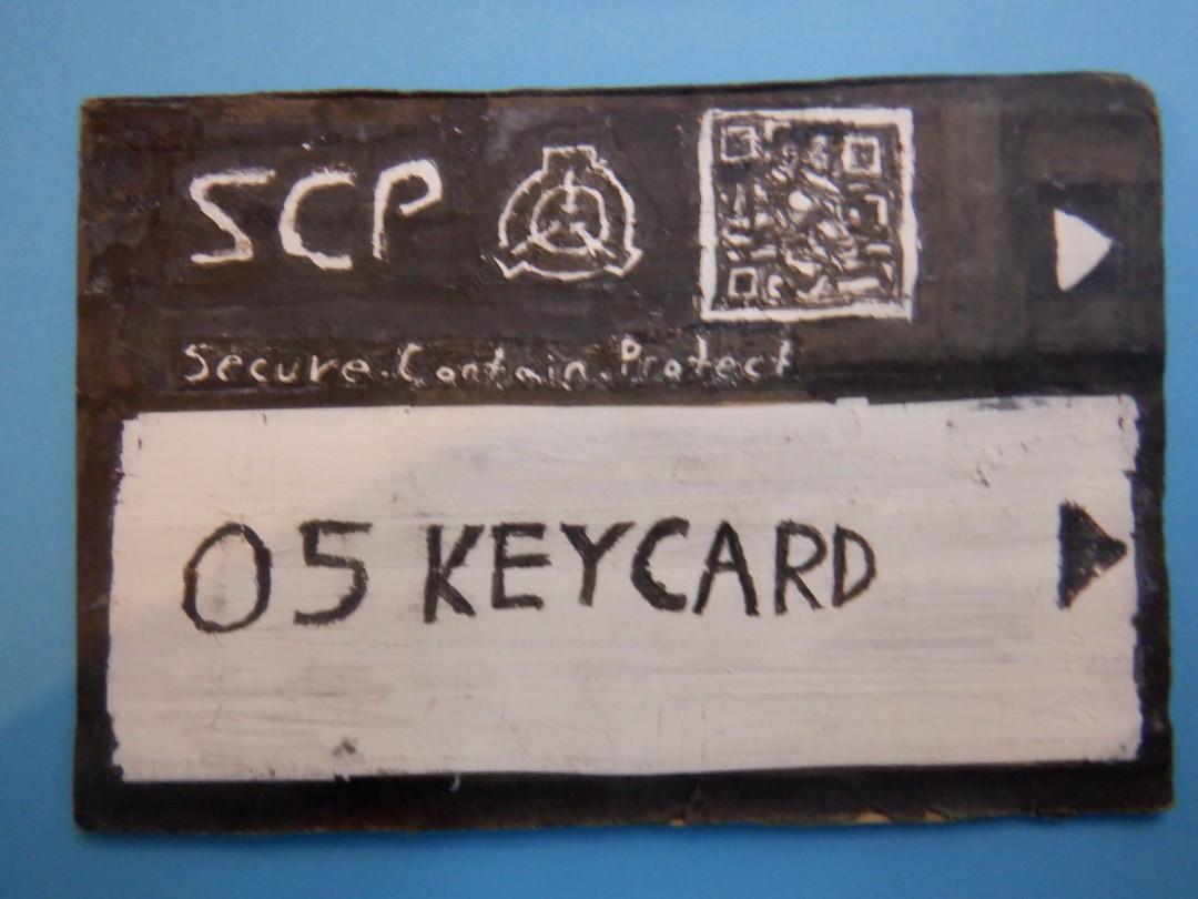 Hand drawn SCP Keycards, Hobbies & Toys, Stationery & Craft, Handmade ...