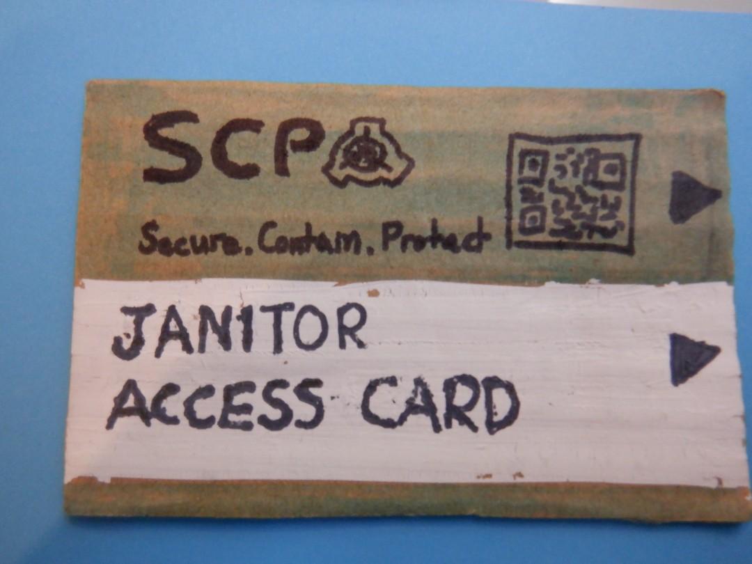 Hand drawn SCP Keycards, Hobbies & Toys, Stationery & Craft, Handmade ...