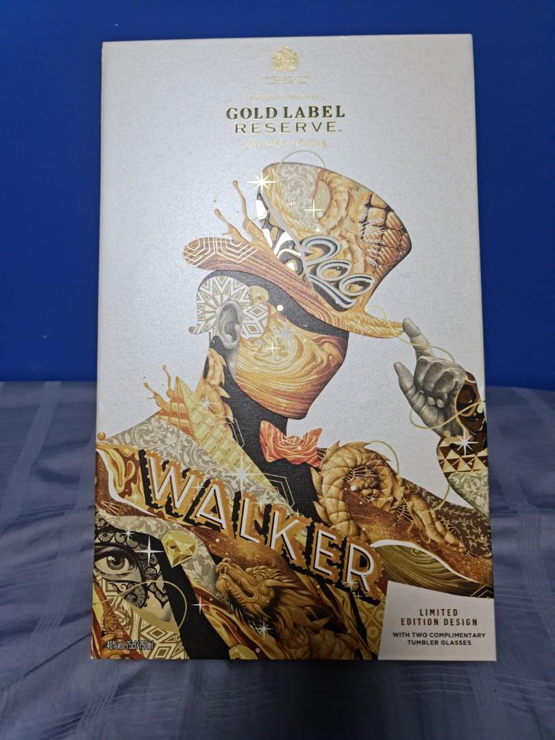 Johnnie Walker Gold Label Gift Set, Food & Drinks, Alcoholic Beverages ...