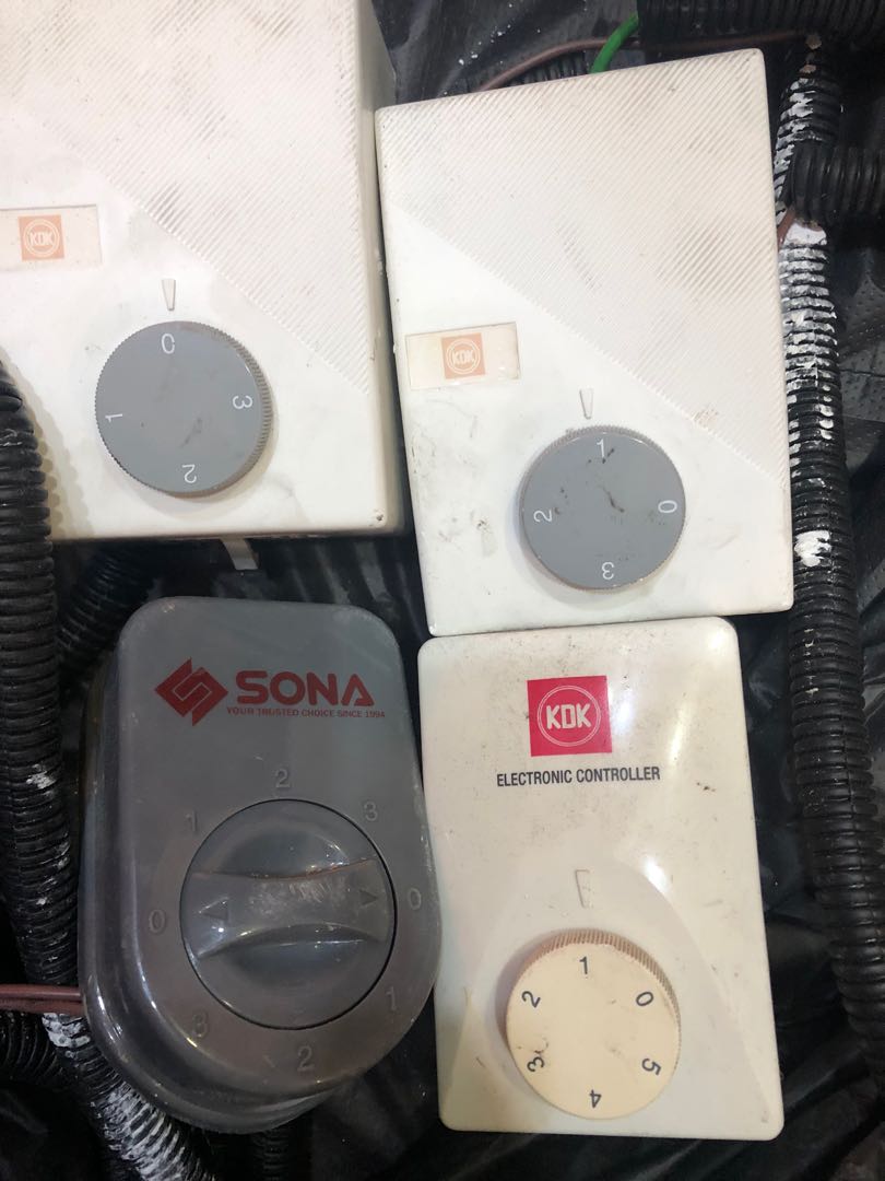 Sona KDK Fan Speed Regulator Switch Box Up to 5 Speed, Furniture & Home ...