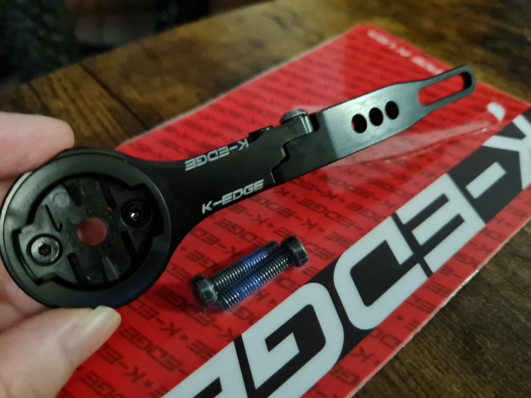 K-EDGE Garmin Integrated Handlebar System (IHS) Combo Mount, Sports ...