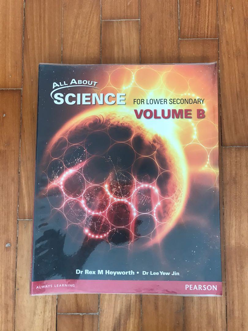 Lower secondary All About Science textbook volume A and B, Hobbies ...
