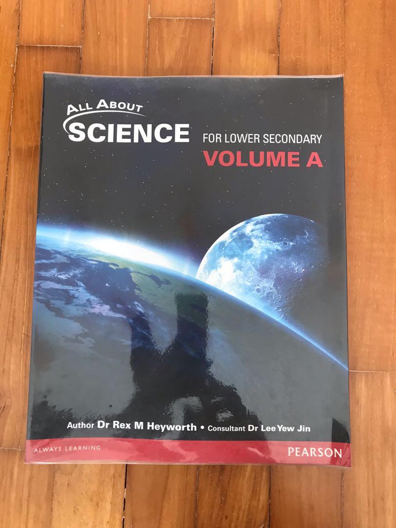 Lower secondary All About Science textbook volume A and B, Hobbies ...