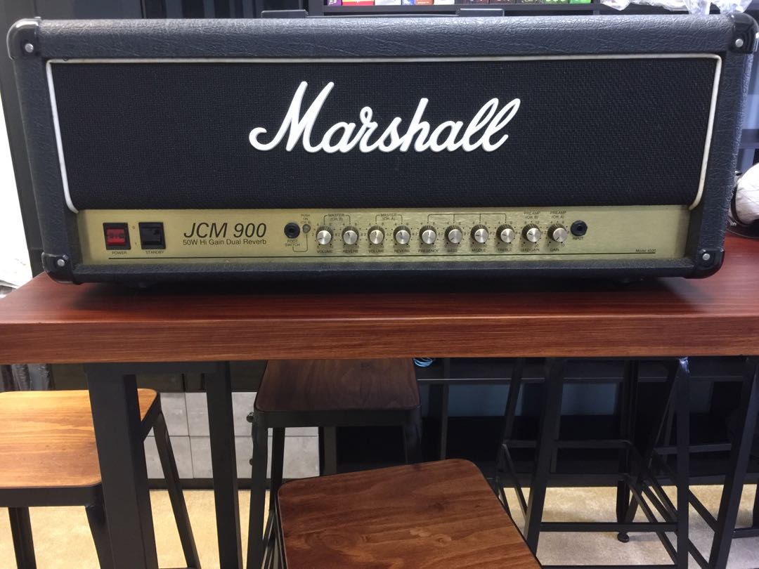 Marshall Amp head JCM 900 Hi Gain Dual Reverb 50W, 興趣及遊戲, 音樂樂器 & 配件, 樂器 ...