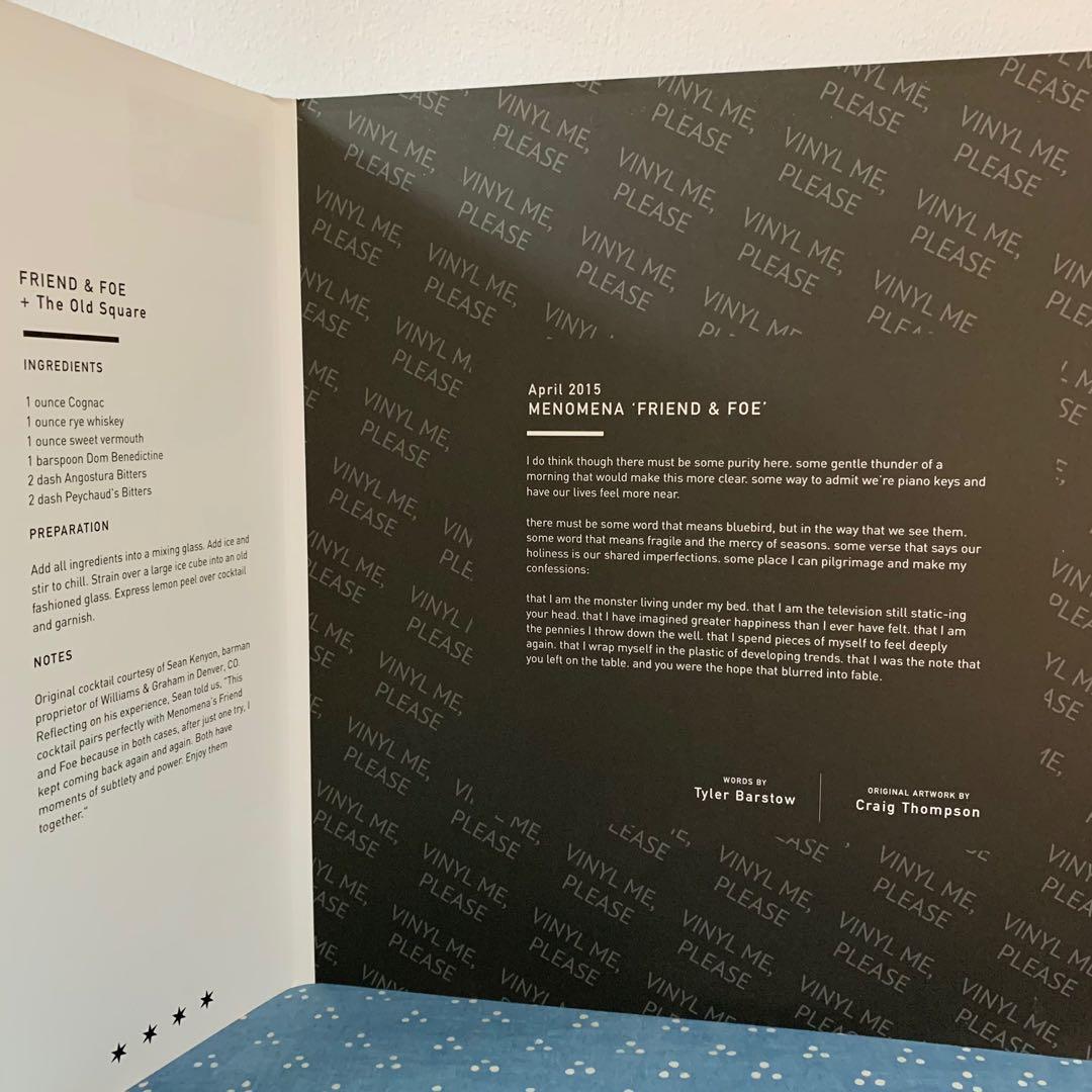 Menomena - Friend And Foe Vinyl Record, Hobbies & Toys, Music & Media ...