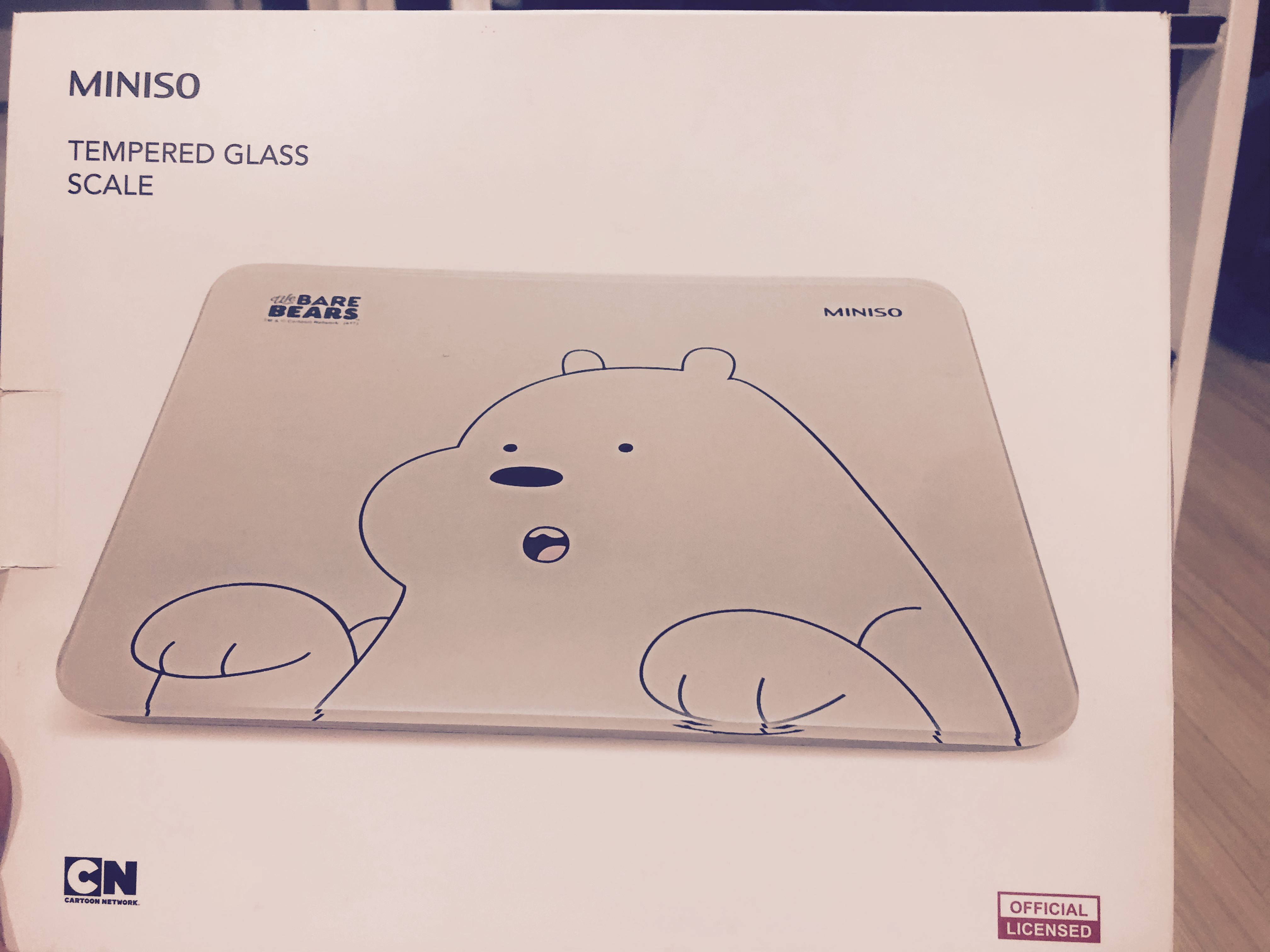 Miniso Weighing Scale (We Bare Bear), Health & Nutrition, Health ...
