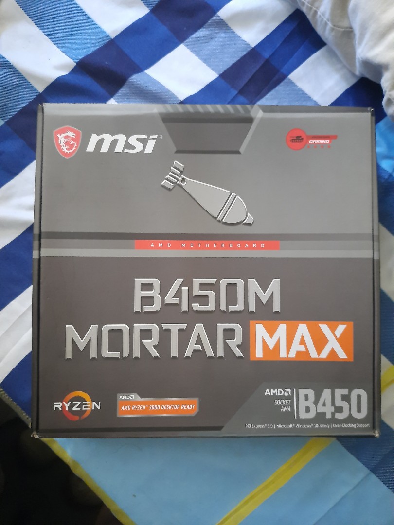 MSI B450M Mortar Max, Computers & Tech, Parts & Accessories, Computer ...