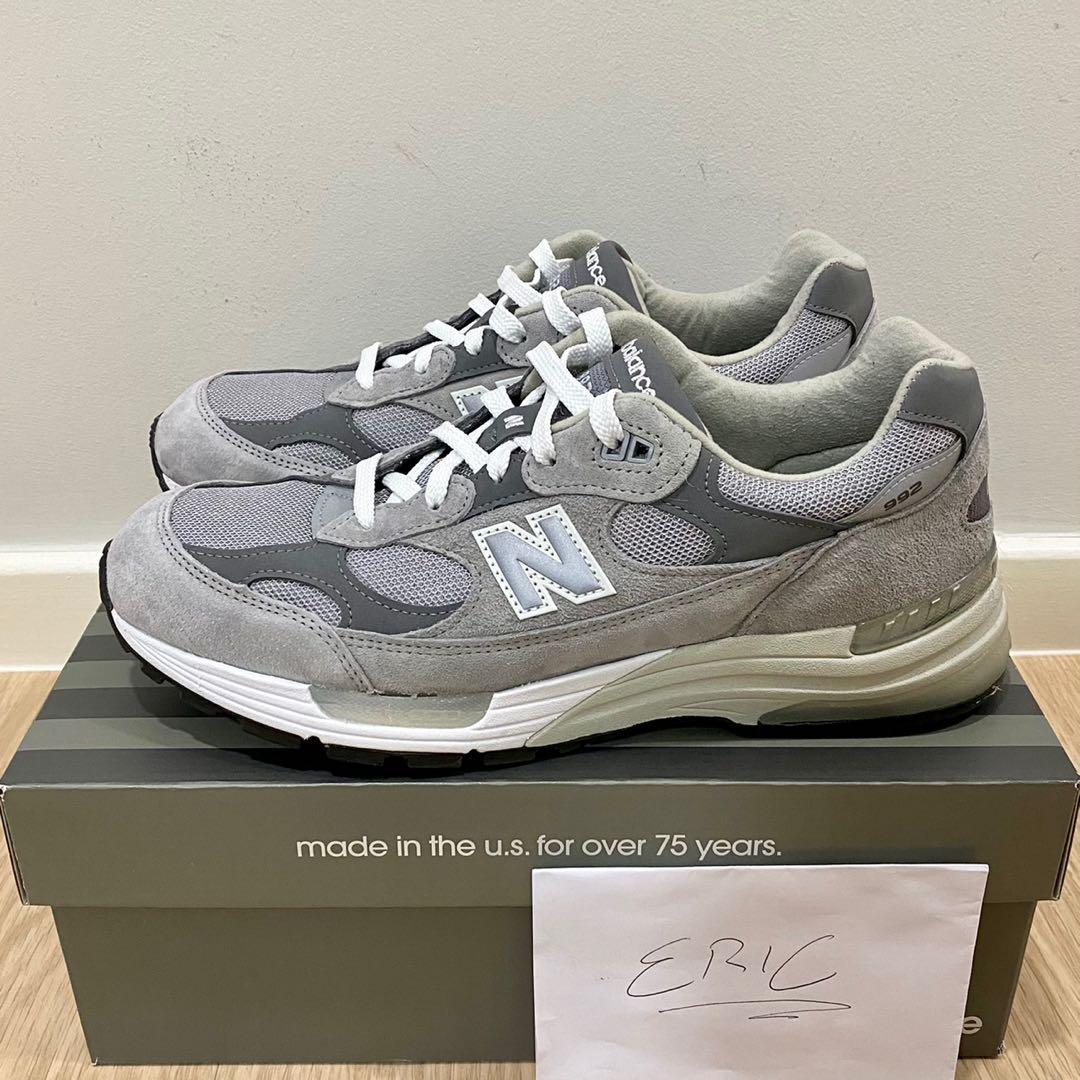 New Balance 992 Grey M992GR, Men's Fashion, Footwear, Sneakers on Carousell