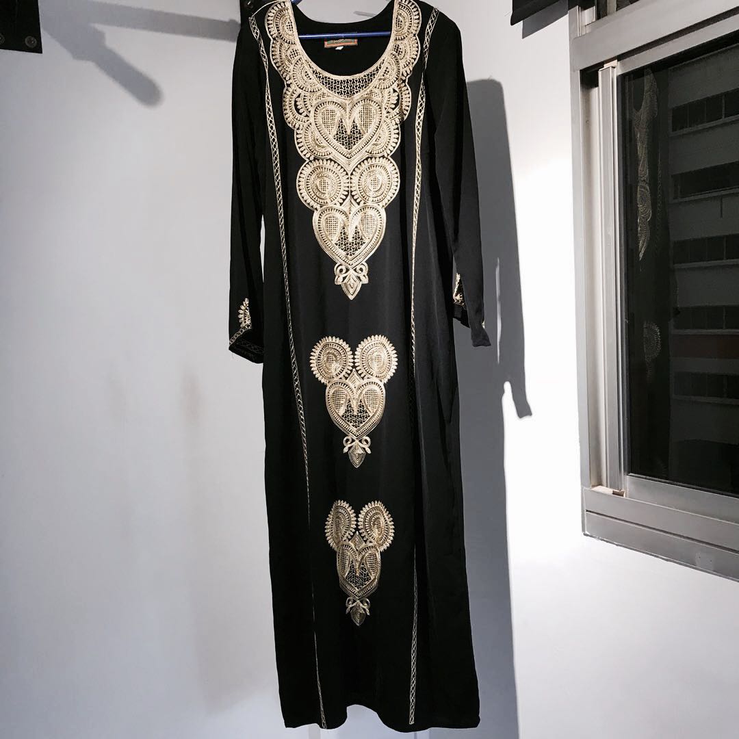 (NEW) Black Jubah, Women's Fashion, Muslimah Fashion, Dresses on Carousell