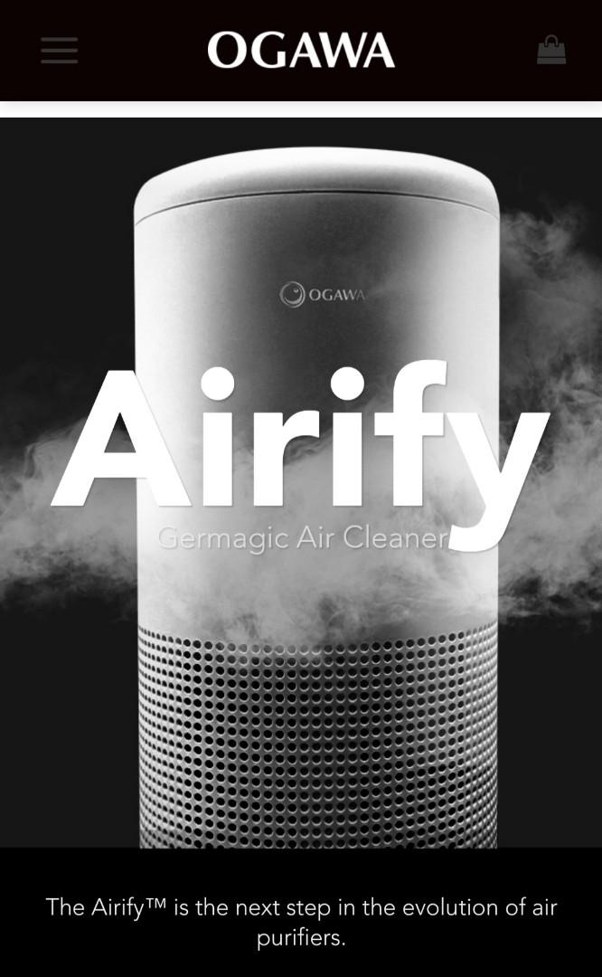 Brand new Ogawa Airify air purifier, TV & Home Appliances, Air Purifiers & Dehumidifiers on ...