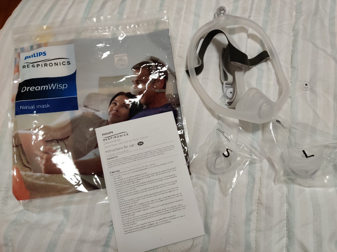 Philips Respironics Nasal Mask Dream Wisp, Health & Nutrition, Face ...