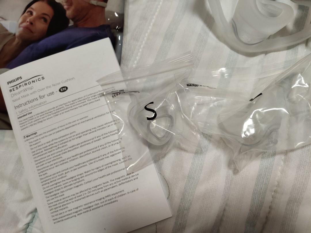 Philips Respironics Nasal Mask Dream Wisp, Health & Nutrition, Face ...