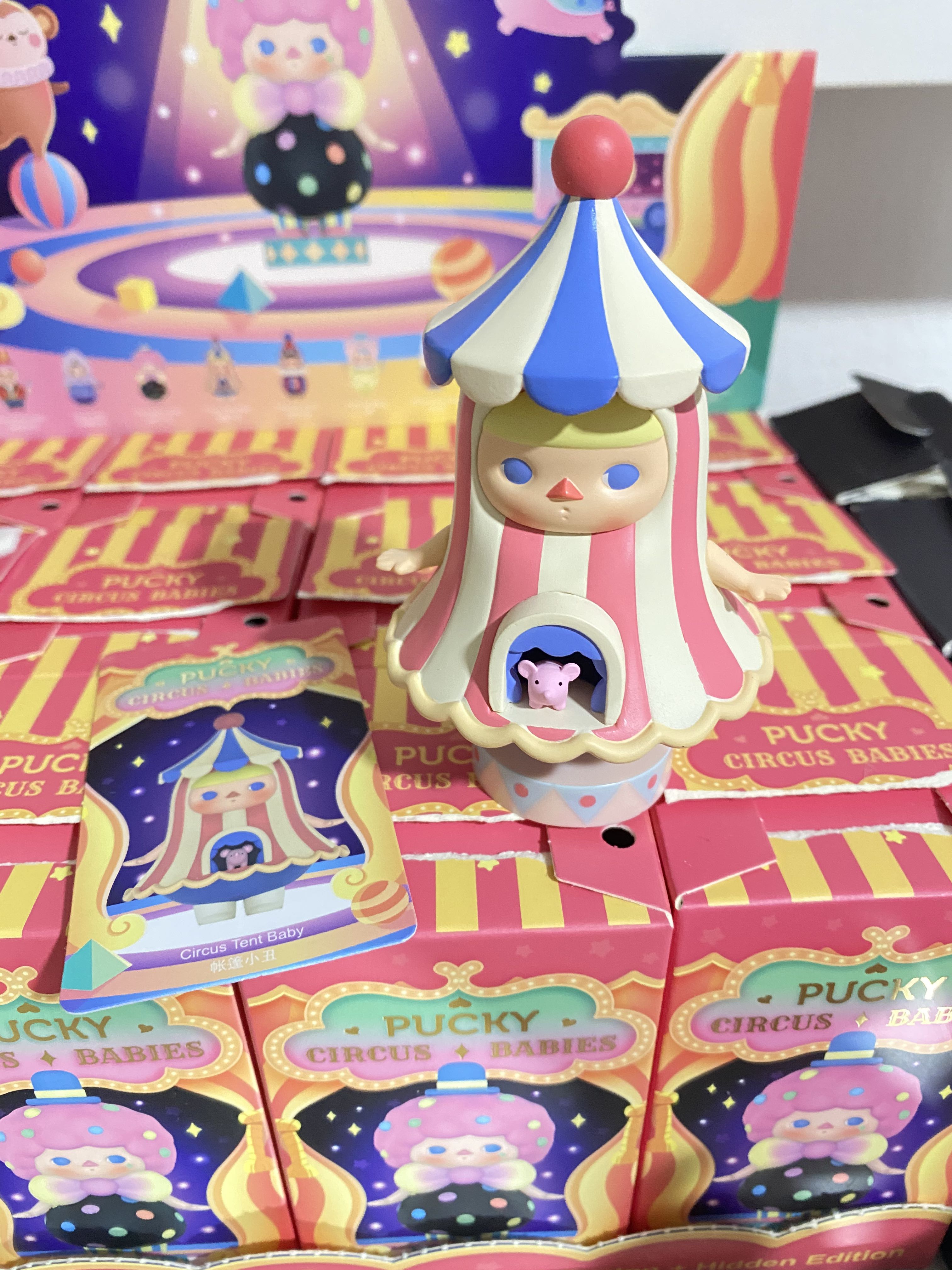 POP MART X PUCKY CIRCUS BABIES CIRCUS TENT BABY, Hobbies & Toys, Toys ...