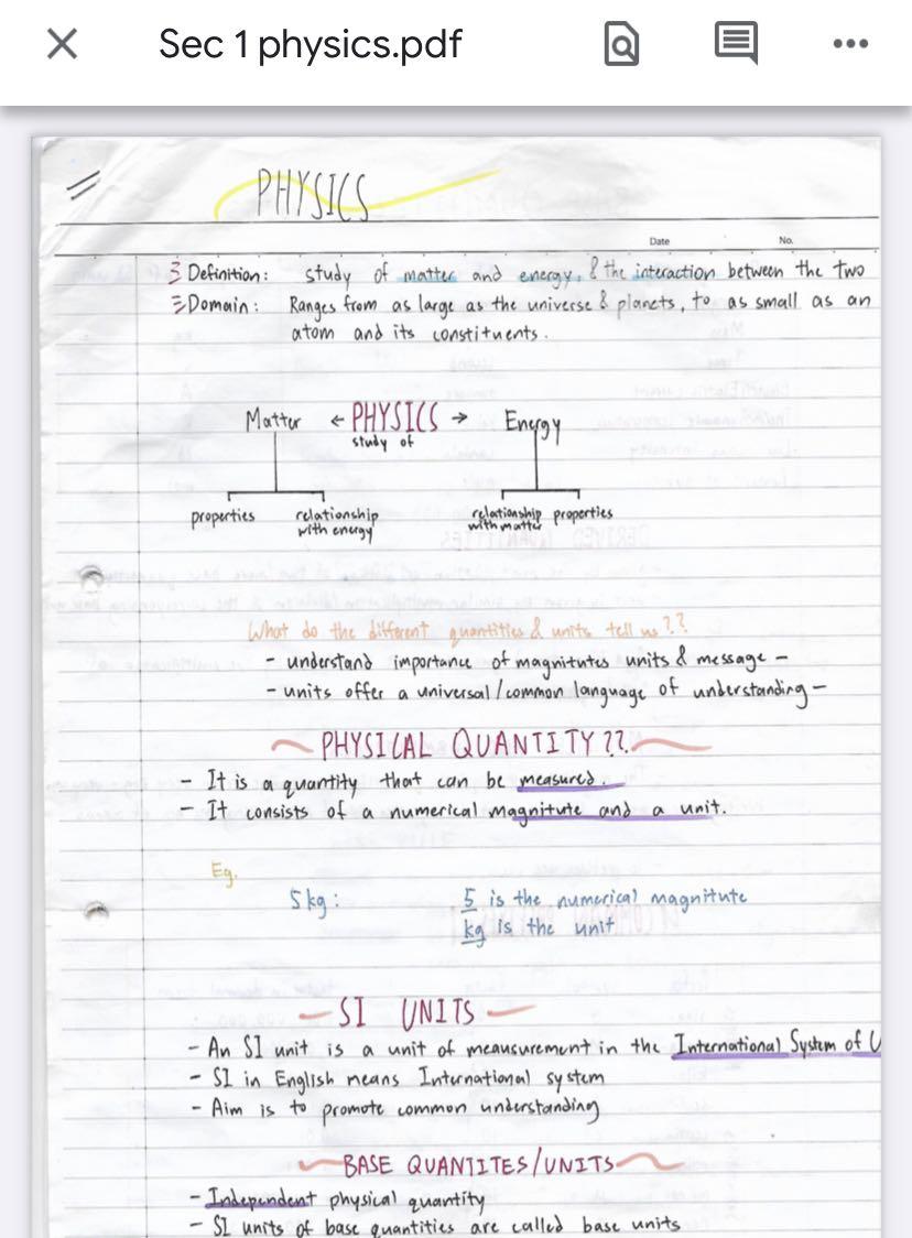 Sec 1/2 science sci notes chemistry biology physics , Hobbies & Toys ...