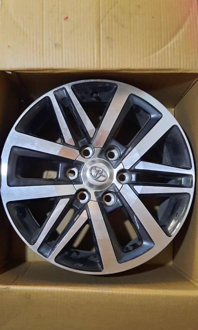 Set of Original Toyota Hilux Conquest Rims, Car Parts & Accessories ...