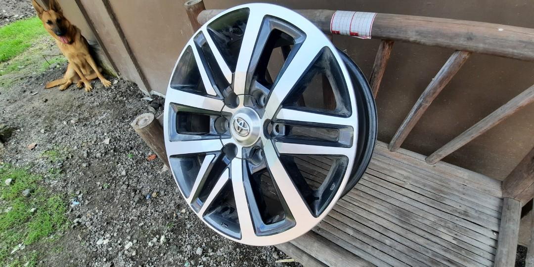 Set of Original Toyota Hilux Conquest Rims, Car Parts & Accessories ...