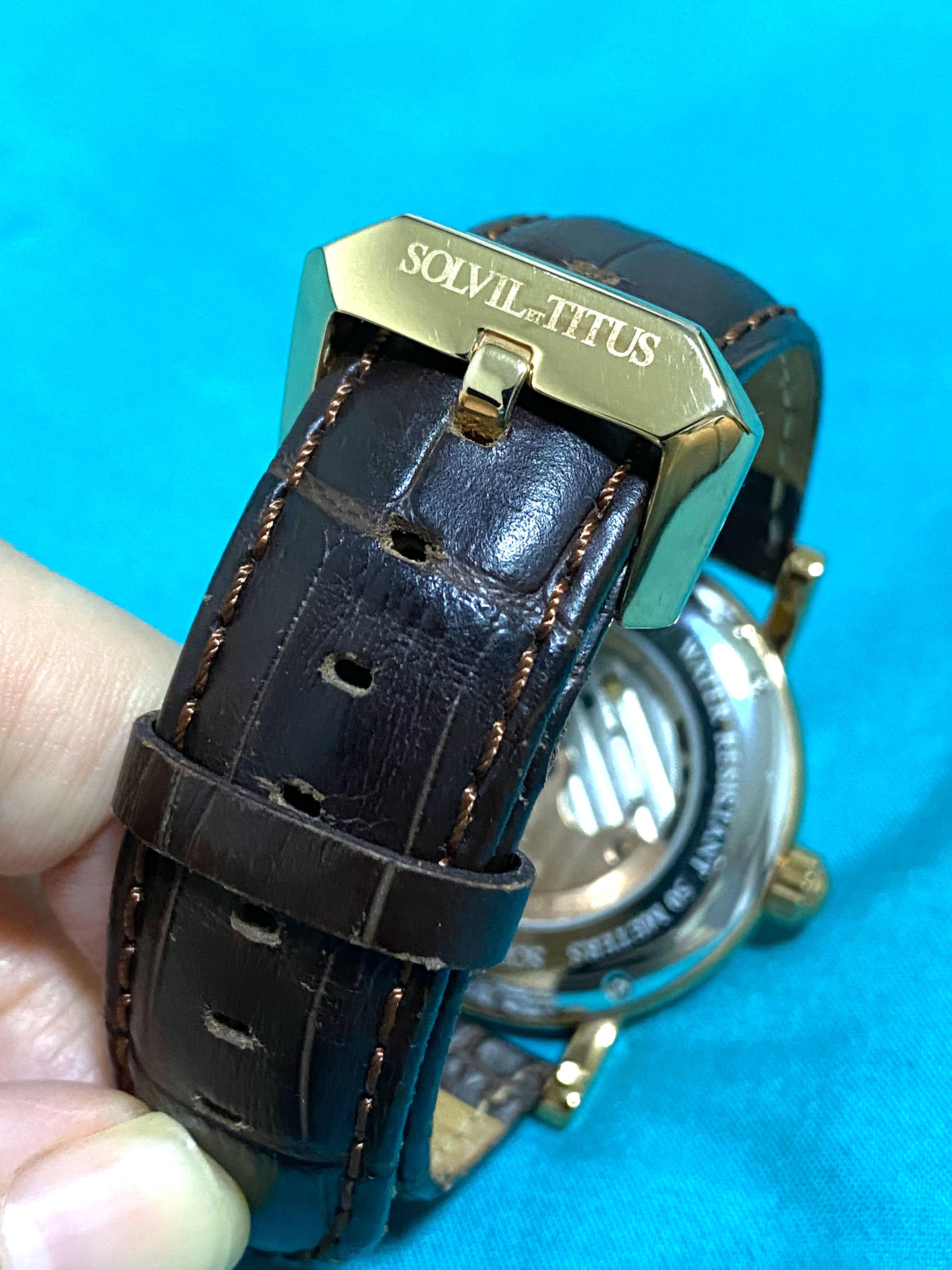 Solvil Titus Automatic Watch 06-2738 Rose Gold, Luxury, Watches on ...