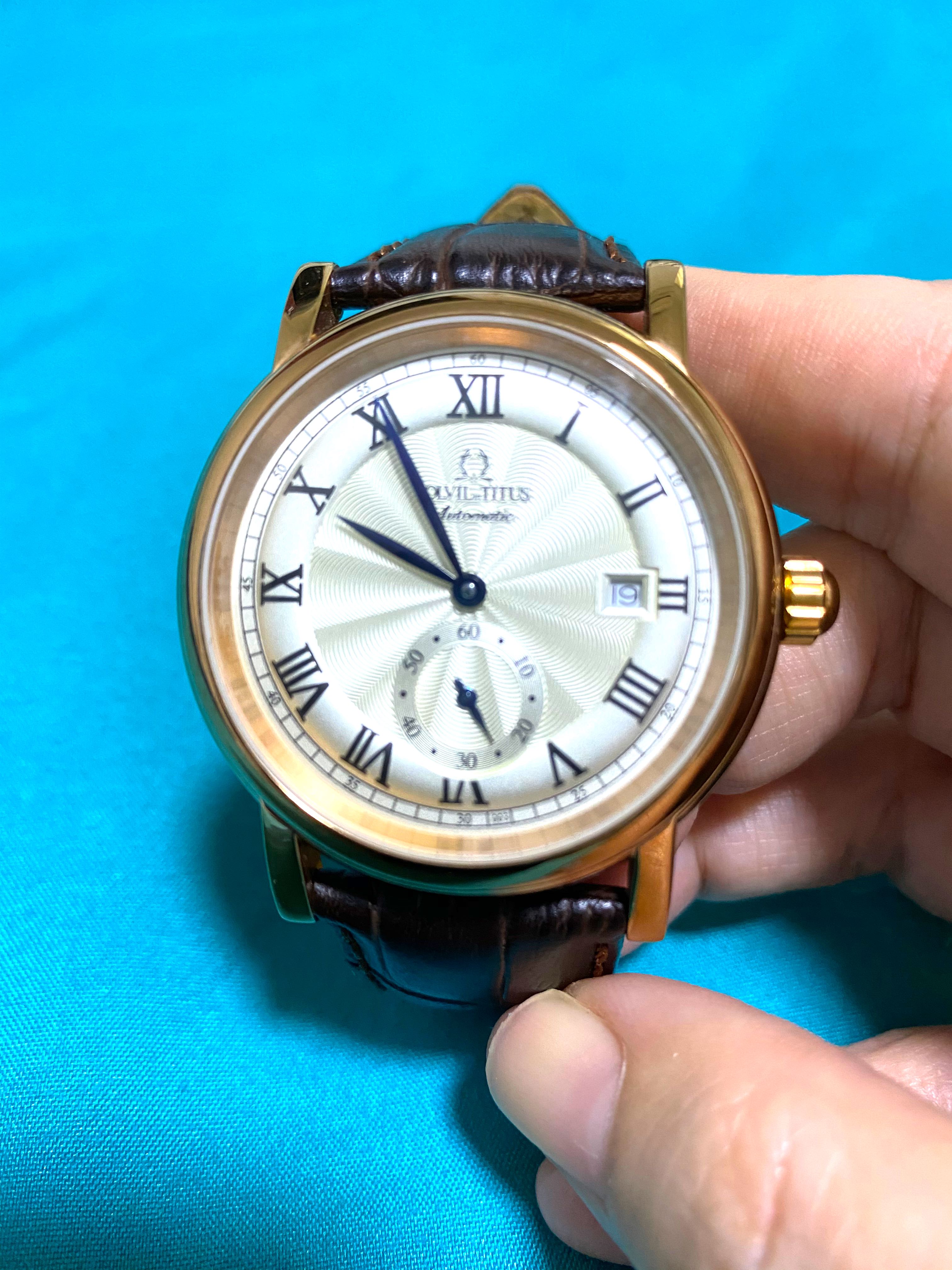 Solvil Titus Automatic Watch 06-2738 Rose Gold, Luxury, Watches on ...