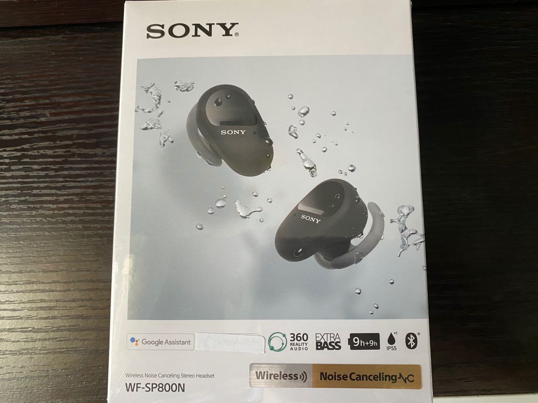 全新行貨Sony無線降噪耳機WF-SP800N, 音響器材, 可攜式音響設備 - Carousell