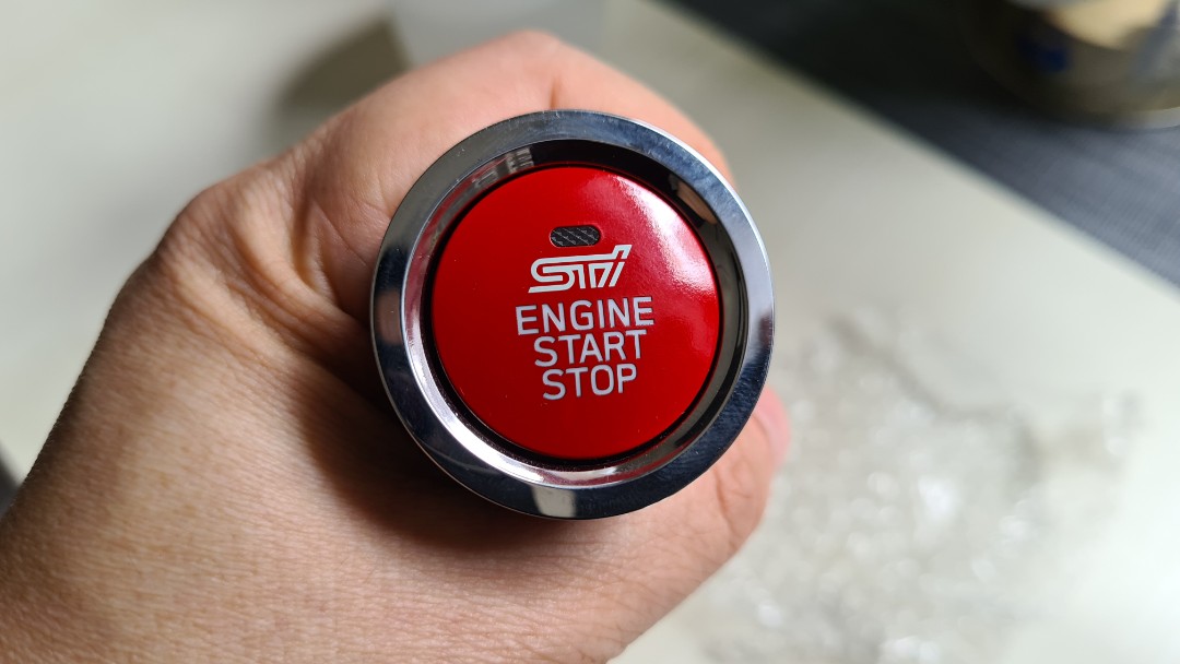 STI push start button, Car Accessories, Accessories on Carousell