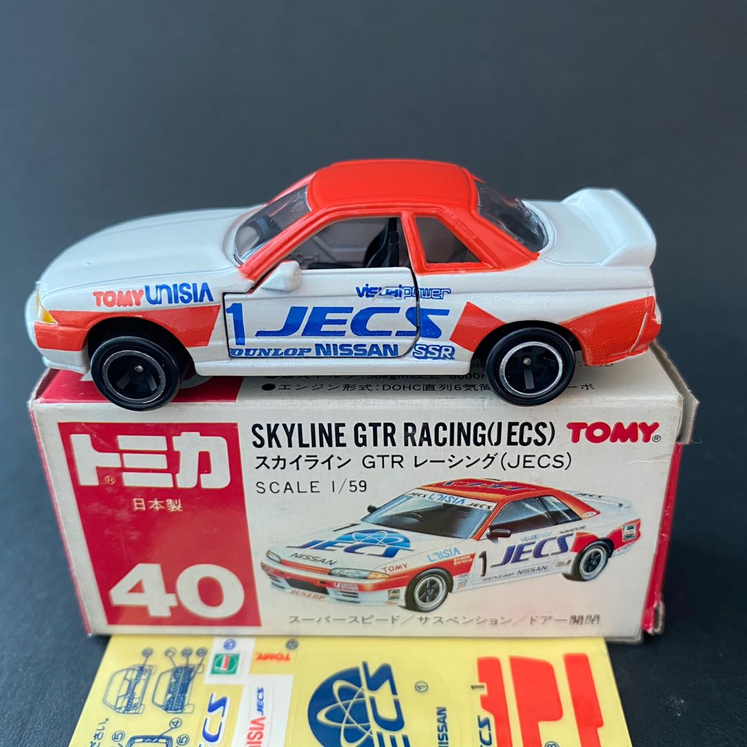 Tomica Skyline GT-R Racing R32 JECS, Hobbies & Toys, Toys & Games on ...
