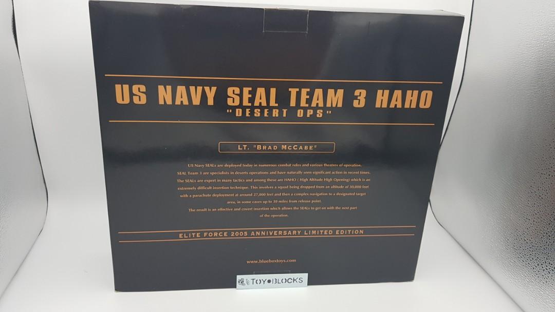 Vintage 1/6 BBI 2005 Anniversary Navy Seal Team 3 HAHO, Toys & Games ...
