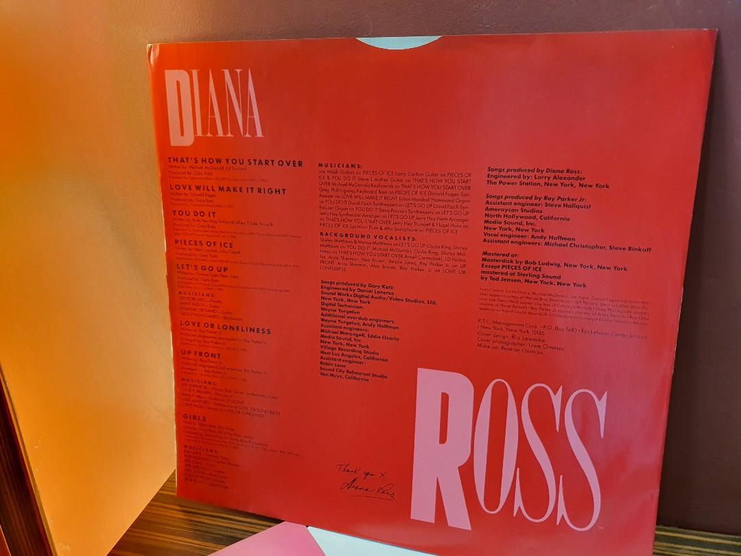 Vinyl: Diana Ross "Ross" ALBUM, 1983, RCA., Hobbies & Toys, Music ...