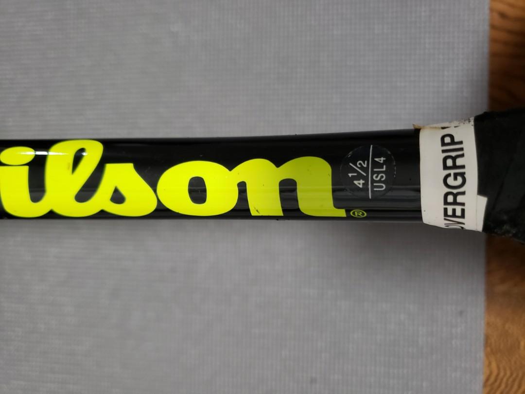 Wilson Ncode Pro Open Tennis Racket 網球拍, 運動產品, 運動與體育, 運動與體育 - 球拍和球類運動 ...
