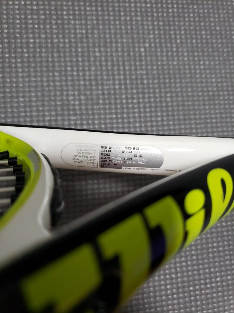 Wilson Ncode Pro Open Tennis Racket 網球拍, 運動產品, 運動與體育, 運動與體育 - 球拍和球類運動 ...