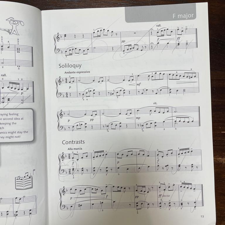 ABRSM Piano Sight-reading Books Pre-grade 1 and Grade 4, Hobbies & Toys ...