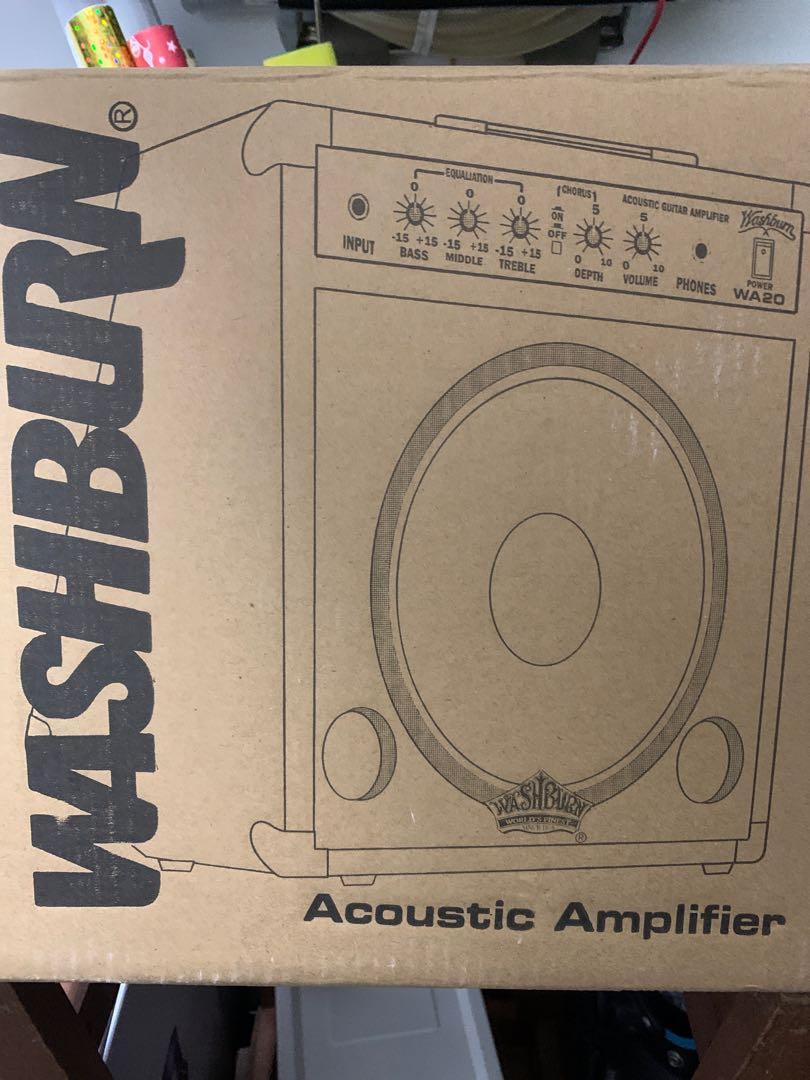 Washburn WA20 E Acoustic Guitar Amplifier , Hobbies & Toys, Music ...