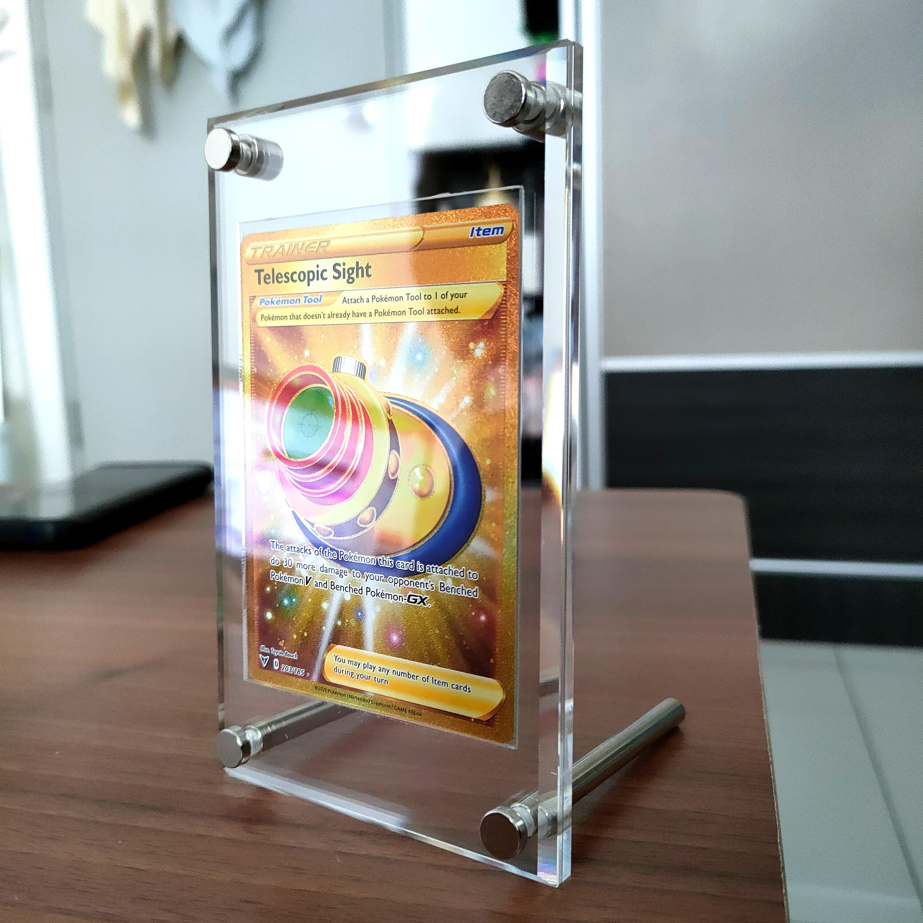 Acrylic frame for cards, Hobbies & Toys, Collectibles & Memorabilia ...