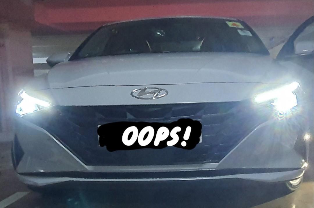 Avante CN7 Led Headlight bulbs & interior, Car Accessories, Electronics & Lights on Carousell