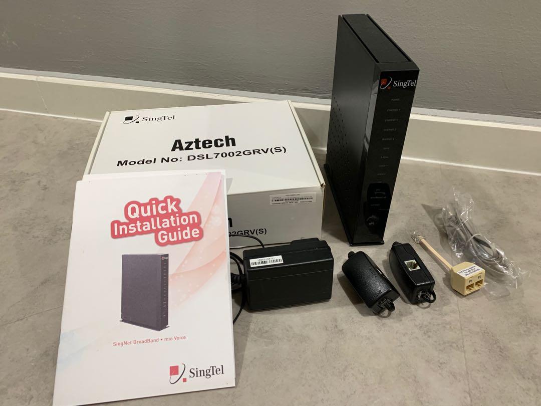 FREE Aztech Dual Band (2.5/5GHz) Broadband Router, Computers & Tech ...