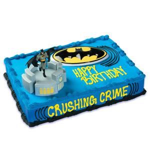 Batman Disc Launcher Cake Kit / Batman & Batmobile Cake Kit / Batman ...